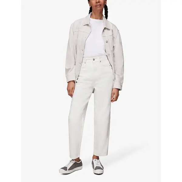 Whistles Authentic Barrel-leg High-rise Jeans