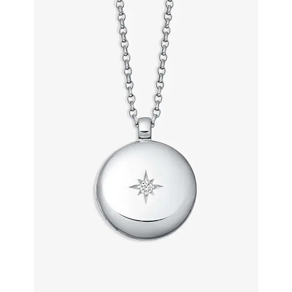 Astley Clarke Biography Medium Locket Necklace - Sterling Silver