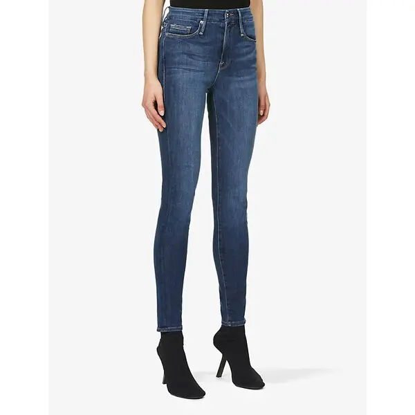 Good American Good Legs Skinny High-rise Jeans - Blue 004