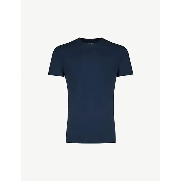 Derek Rose Basel Stretch-modal T-shirt - Blue