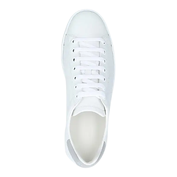 Gucci New Ace Embroidered Leather Trainers
