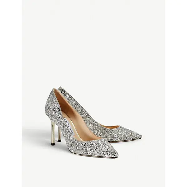 JIMMY CHOO Romy 85 Glittered Courts