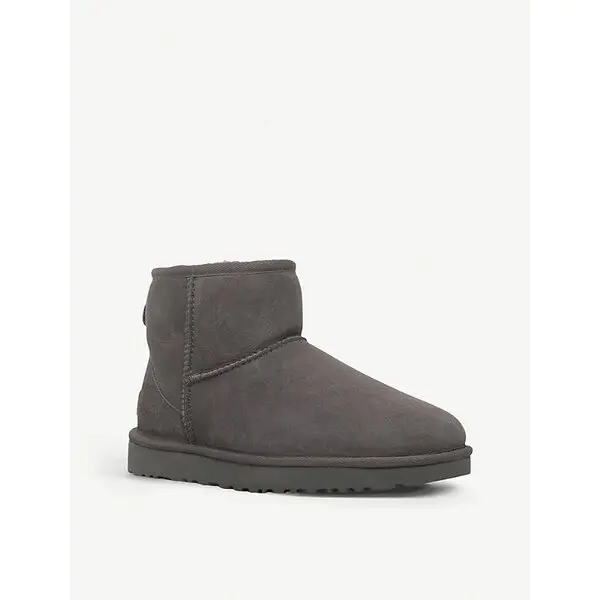 UGG Classic Mini Sheepskin Boots - Grey