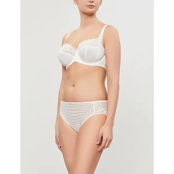 Panache Envy Stretch-lace Balconette Bra - Ivory
