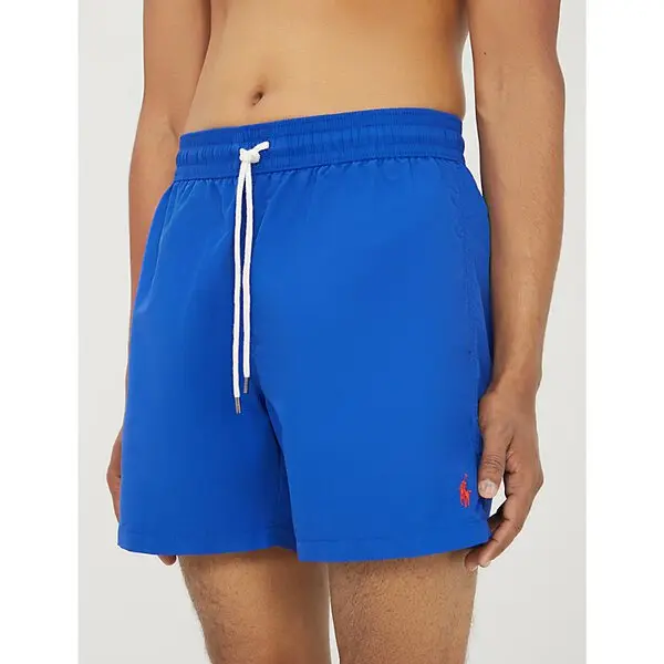 Polo Ralph Lauren Traveller Logo-embroidered Swim Shorts - Rugby Royal