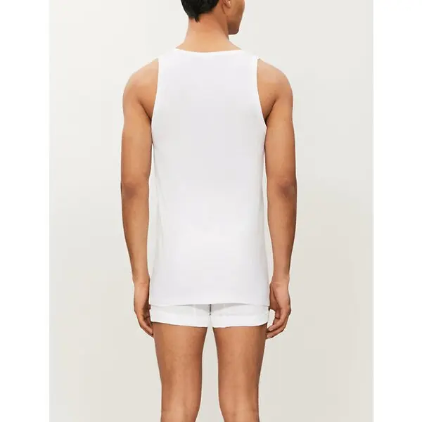 Hanro Cotton Superior Vest Top - White