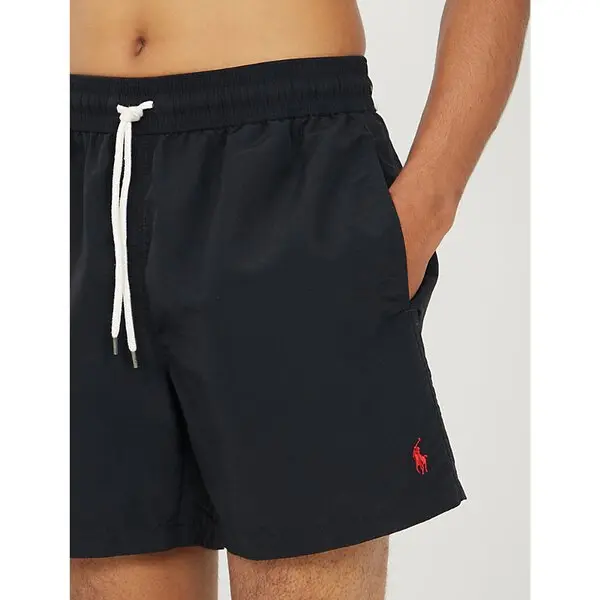 Polo Ralph Lauren Traveller Logo-embroidered Swim Shorts - Polo Black