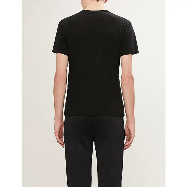 Play Comme Des Garcon Play Heart Cotton T-shirt Xxl - Black