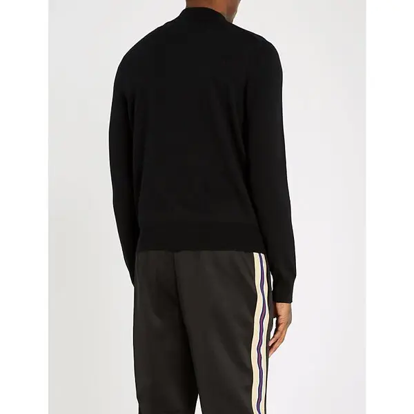 Sandro Turtleneck Wool Jumper - Black