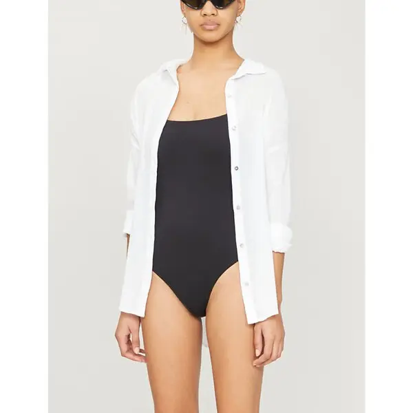 Seafolly Classic Cotton Beach Shirt - White