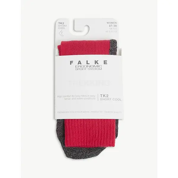 Falke Tk2 Trek Short Cool Woven Socks - Rose