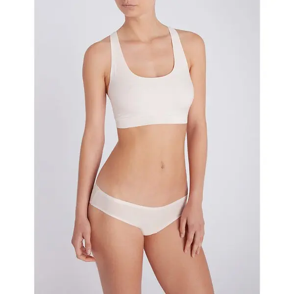 Chantelle Soft Stretch Seamless One-size Brazilian Briefs - Soft Pink