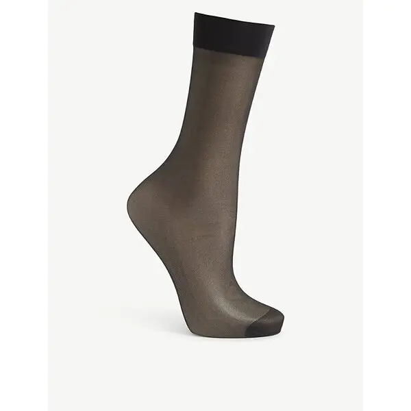 Falke Transparent Ankle Socks - 3009 Black