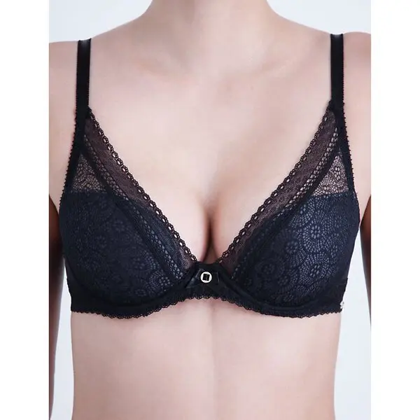 Chantelle Festivite Underwired Lace Bra - Black