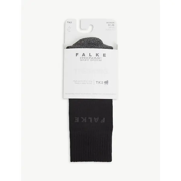 Falke Tk2 Trek Woven Ankle Socks - Black Mix