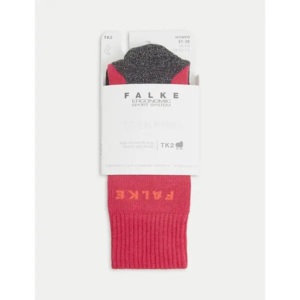Falke Tk2 Trek Woven Ankle Socks - Rose