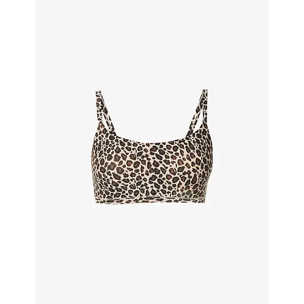Chantelle Soft Stretch Smooth Padded Bralette - 0oz Leopard Print