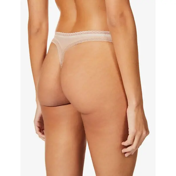 Calvin Klein Bottoms Up Mid-rise Stretch-jersey Thong