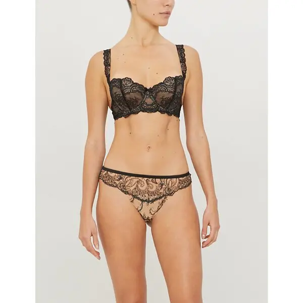 AUBADE Danse Stretch-lace Half-cup Bra
