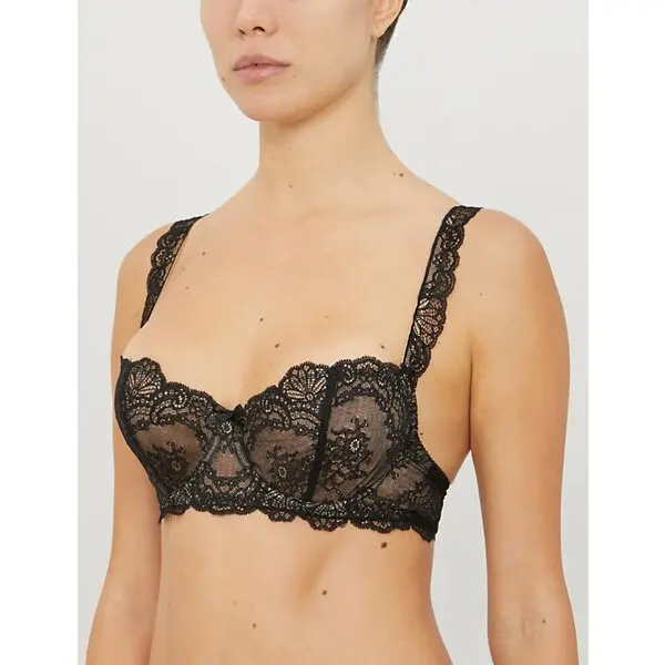 AUBADE Danse Stretch-lace Half-cup Bra