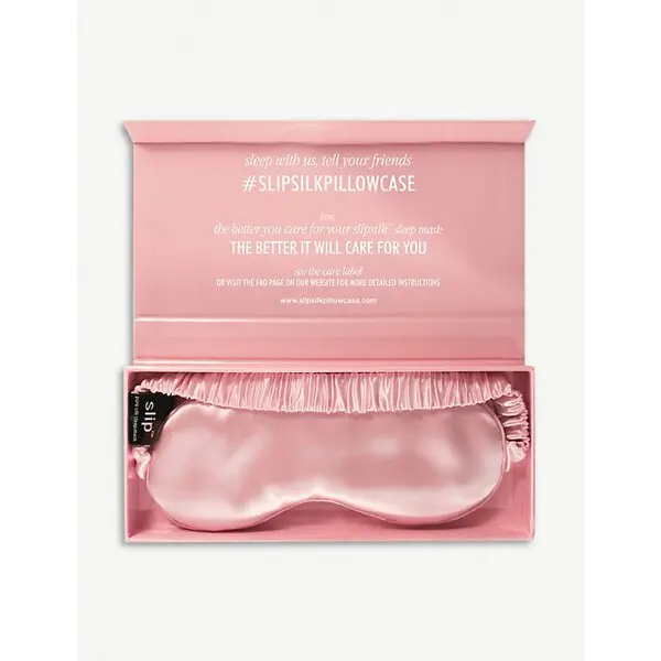 Slip Elasticated Sleep Mask - Pink