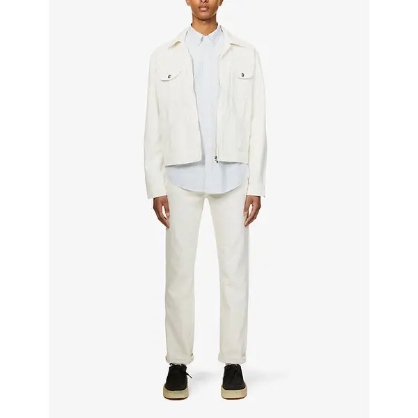 Polo Ralph Lauren Long-sleeved Button-down Slim-fit Cotton Oxford Shirt - Bsr Blue/white Stripe