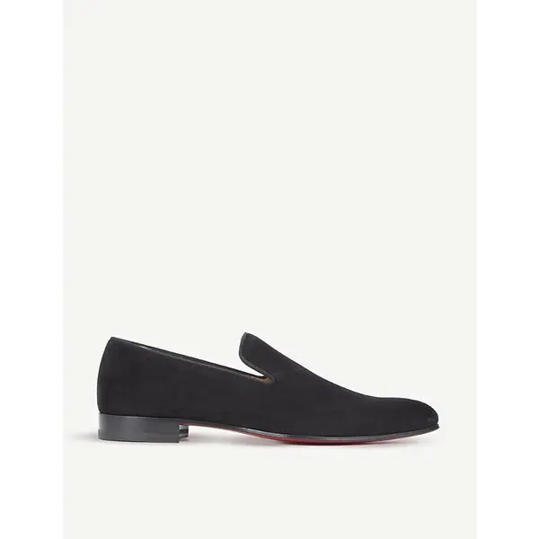 CHRISTIAN LOUBOUTIN Dandelion Suede Loafers