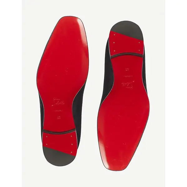 CHRISTIAN LOUBOUTIN Dandelion Suede Loafers