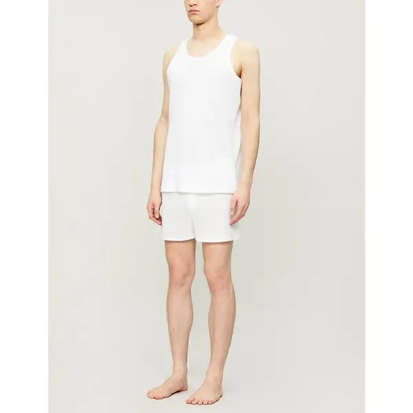 Sunspel Q82 Superfine Cotton-jersey Vest