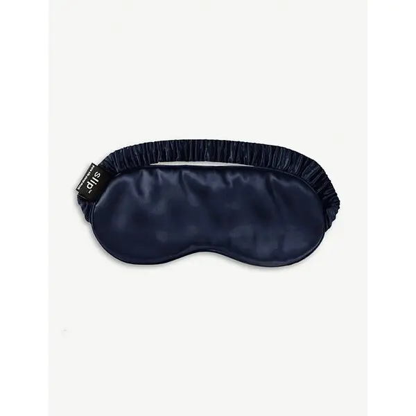 Slip Elasticated Silk Sleep Mask - Navy