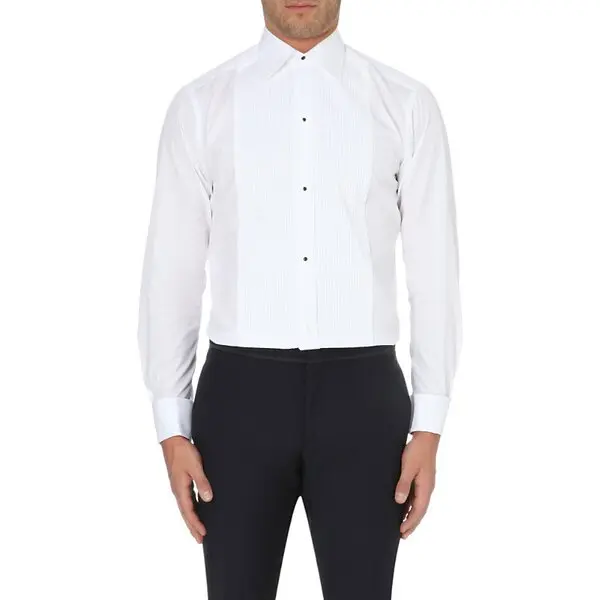 Eton Piqué Slim-fit Cotton Tie Shirt