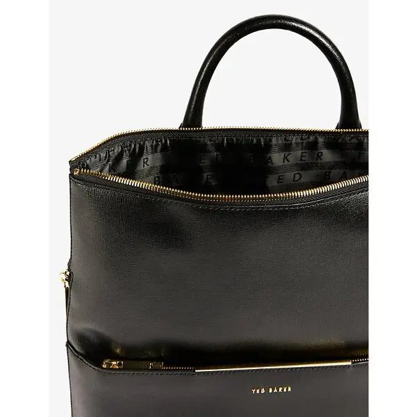 Ted Baker London Kryshia Branded Saffiano Leather Backpack 1