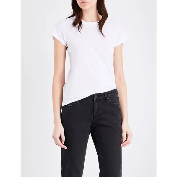 Rag & Bone Cotton-jersey T-shirt - Bright White