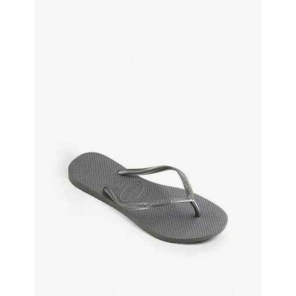 Havaianas Logo Flip-flops - Slim Steel Grey