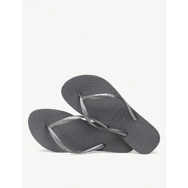 Havaianas Logo Flip-flops - Slim Steel Grey