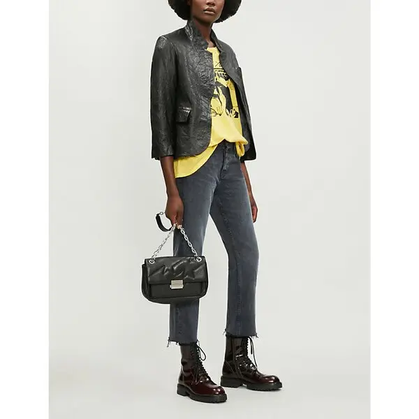 Zadig&Voltaire Verys Leather Jacket - Noir