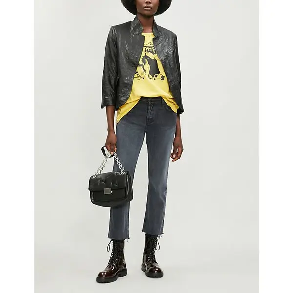 Zadig&Voltaire Verys Leather Jacket - Noir