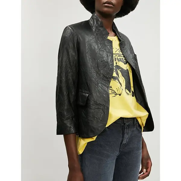 Zadig&Voltaire Verys Leather Jacket - Noir
