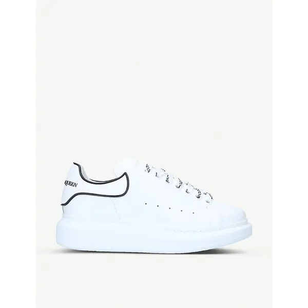 Alexander McQueen Runway Contrast-trim Leather Platform Trainers