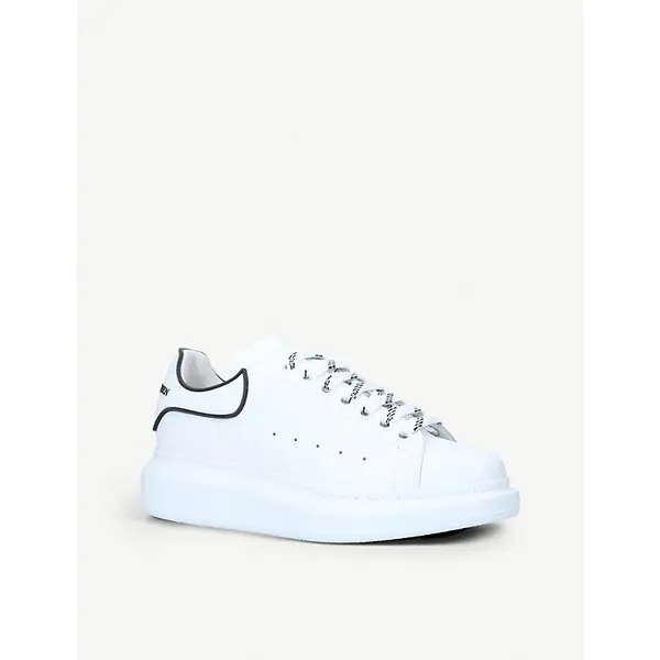 Alexander McQueen Runway Contrast-trim Leather Platform Trainers