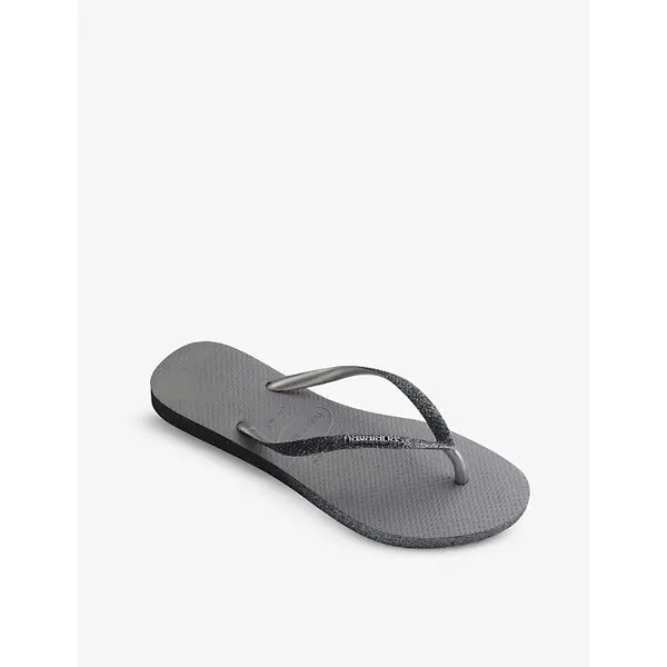 Havaianas Slim Sparkle Ii Flip Flops - Grey