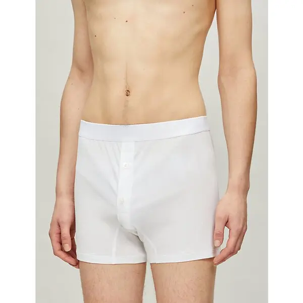 Sunspel Superfine Two-button Boxer Shorts Xxl