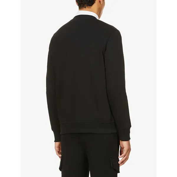 Paul Smith Zebra Embroidered Cotton Sweatshirt - Black