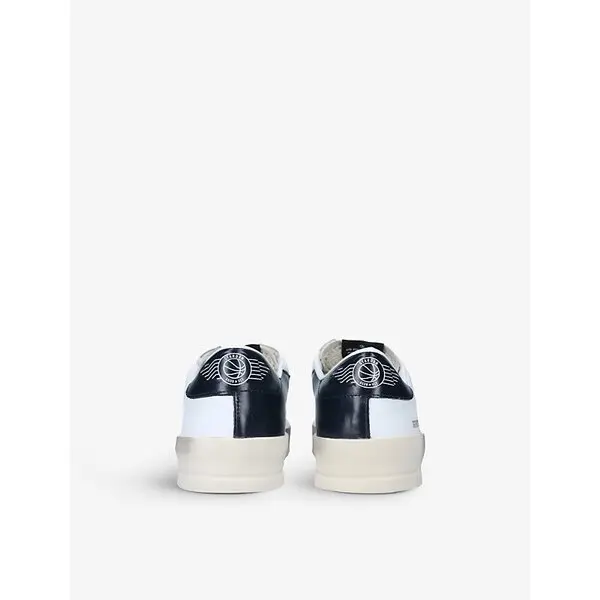 GOLDEN GOOSE Stardan Low-top Leather Trainers - White/blk