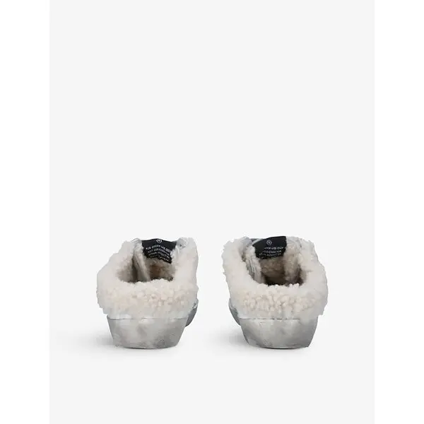 GOLDEN GOOSE Superstar Sabot 10224 Leather And Shearling Trainers - White/oth