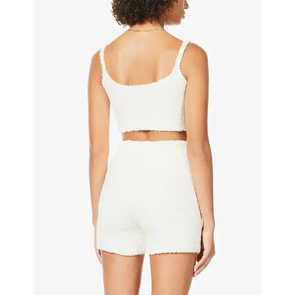 SKIMS Cozy Cropped Knitted Top