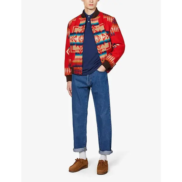 Polo Ralph Lauren Long-sleeved Logo-embroidered Custom Slim-fit Cotton-piqué Polo Shirt Xxl - Newport Navy