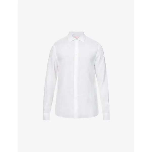 Orlebar Brown Giles Regular-fit Linen Shirt Xxl