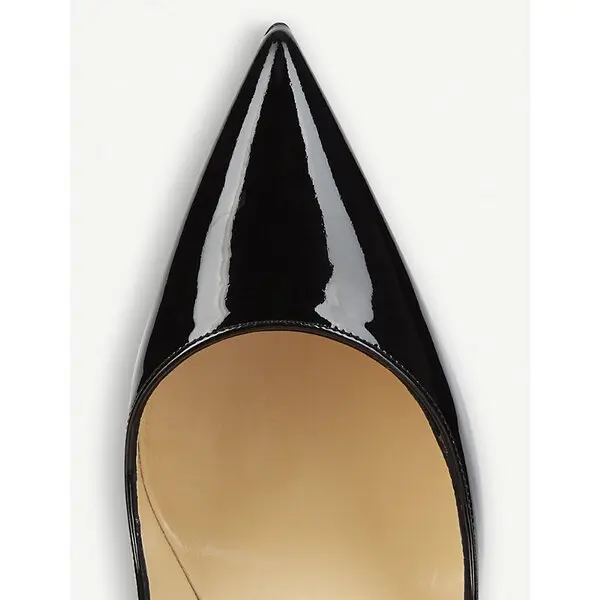 CHRISTIAN LOUBOUTIN So Kate 120 Patent Leather Courts - Black