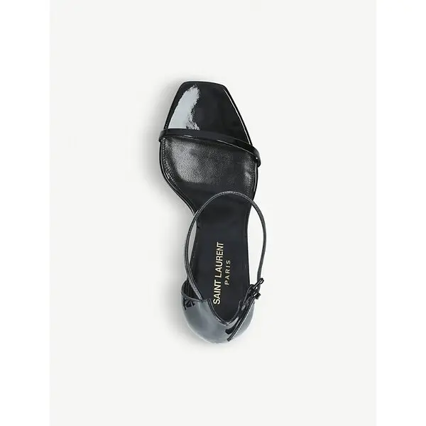 Saint Laurent Opyum 85 Leather Heeled Sandals